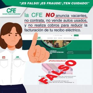 Conoce todo sobre una nueva estafa que involucra a la CFE