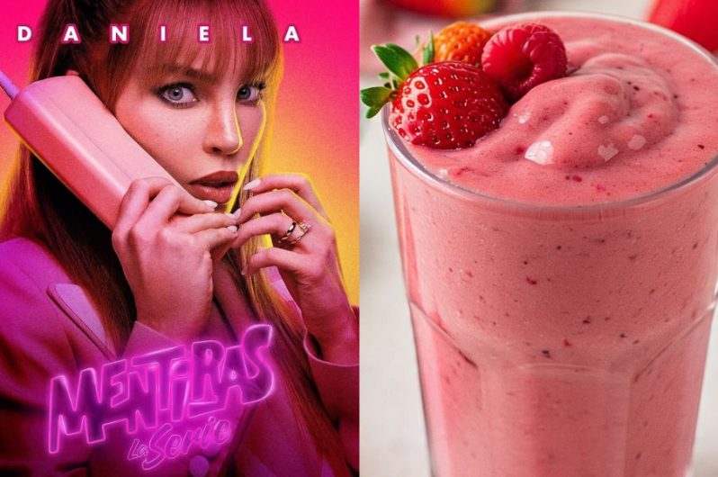 belinda-como-daniela-en-mentiras-bebida-rosa